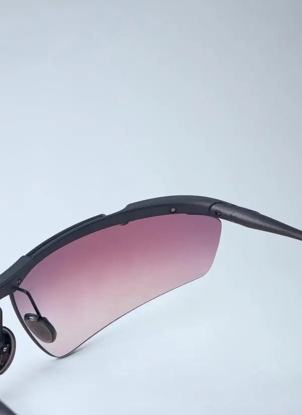 Balenciaga Boomerang Ct Sunglasses - Pink