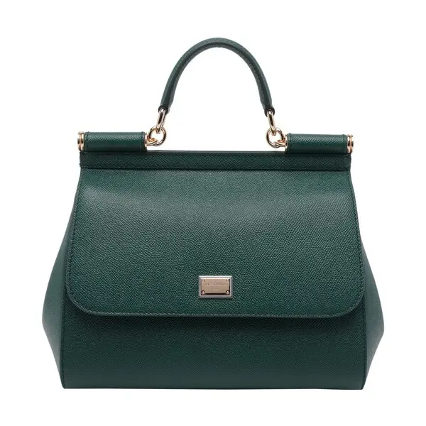 Dolce & Gabbana Large Sicily Handbag - Green