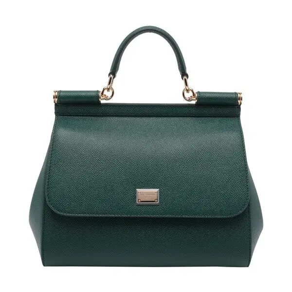 Dolce & Gabbana Large Sicily Handbag - Green
