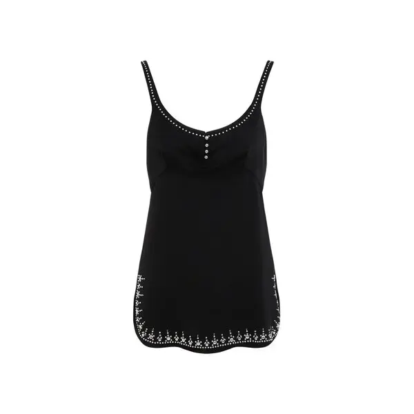 Rabanne Studded Mini Dress - Black