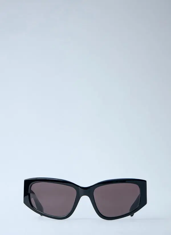 Balenciaga Nano D-frame Sunglasses - Black