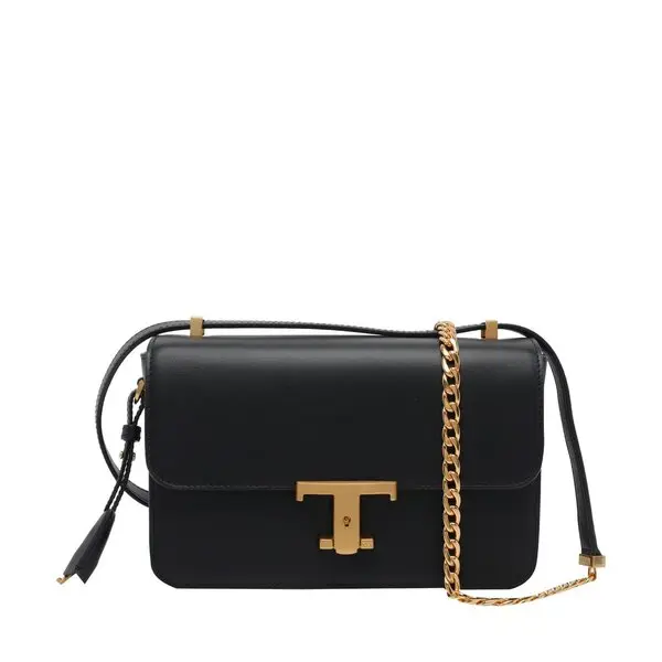 TOD'S Mini T Timeless Crossbody Bag - Black