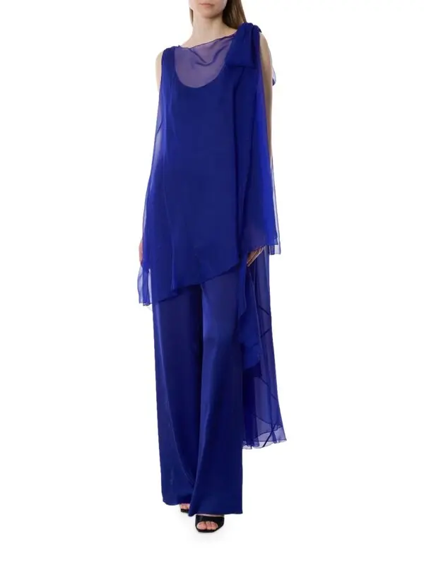 Alberta Ferretti Silk Blend Jumpsuit