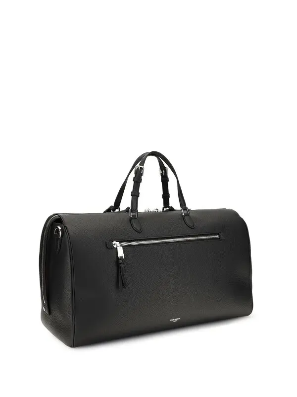 Dolce & Gabbana Vittoria Calfskin Travel Bag - Black