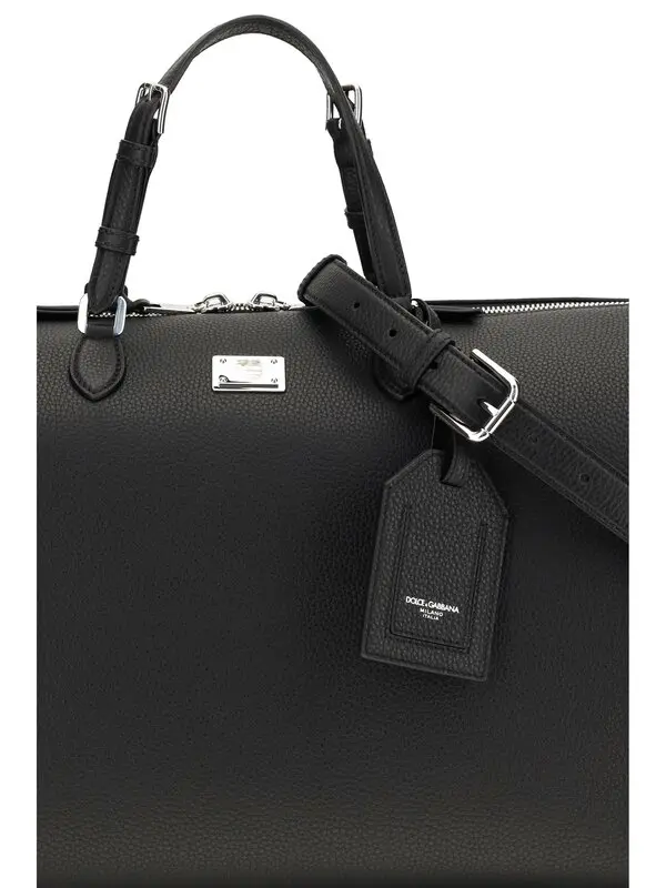 Dolce & Gabbana Vittoria Calfskin Travel Bag