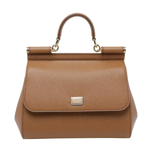 Dolce & Gabbana Large Sicily Handbag - Brown