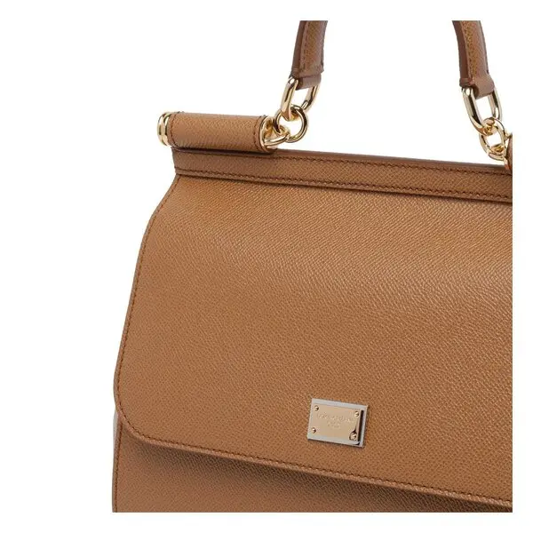 Dolce & Gabbana Large Sicily Handbag - Brown