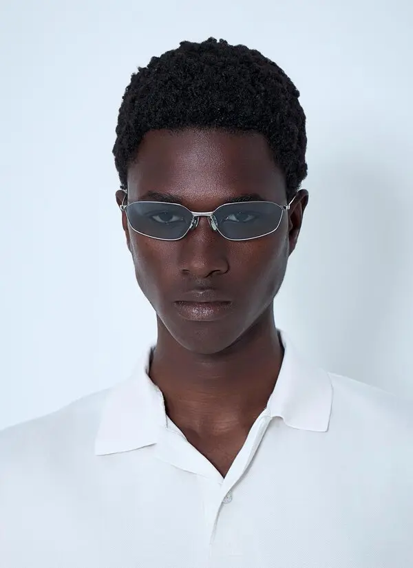 Balenciaga Invisible 2.0 Oval Sunglasses