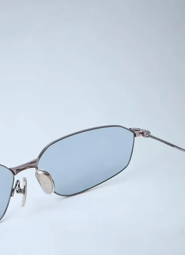 Balenciaga Invisible 2.0 Oval Sunglasses