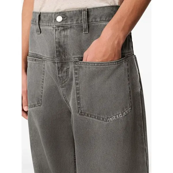 Axel Arigato Wide-leg Jeans - Gray