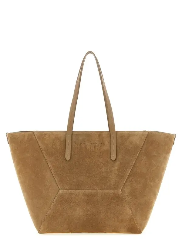 Brunello Cucinelli Bc Duo' Maxi Shoulder Bag