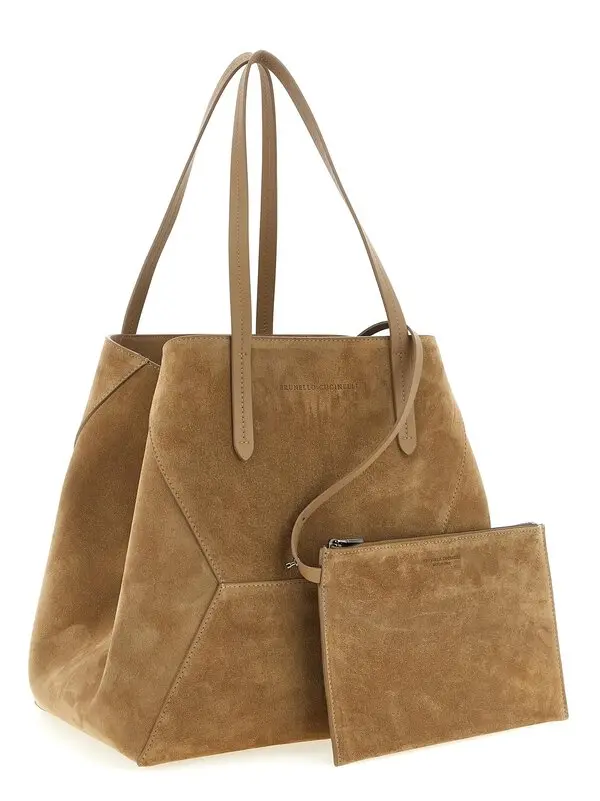 Brunello Cucinelli Bc Duo' Maxi Shoulder Bag
