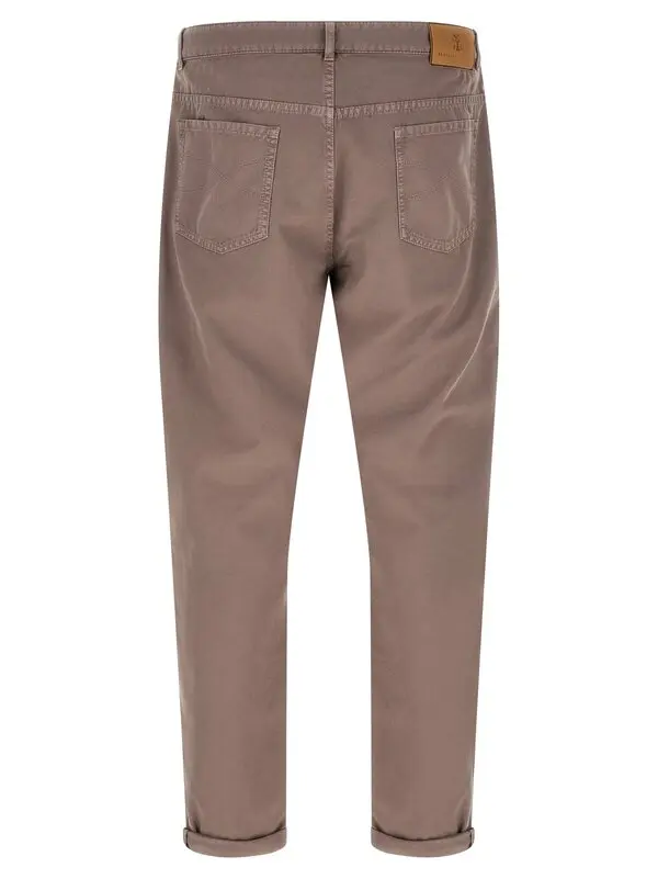 Brunello Cucinelli Five-pocket Pants - Brown