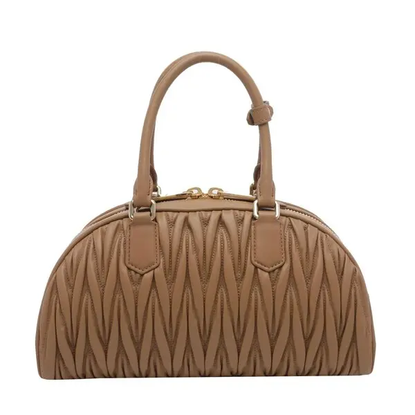 Miu Miu Arcadie Matelasse' Shoulder Bag - Cream