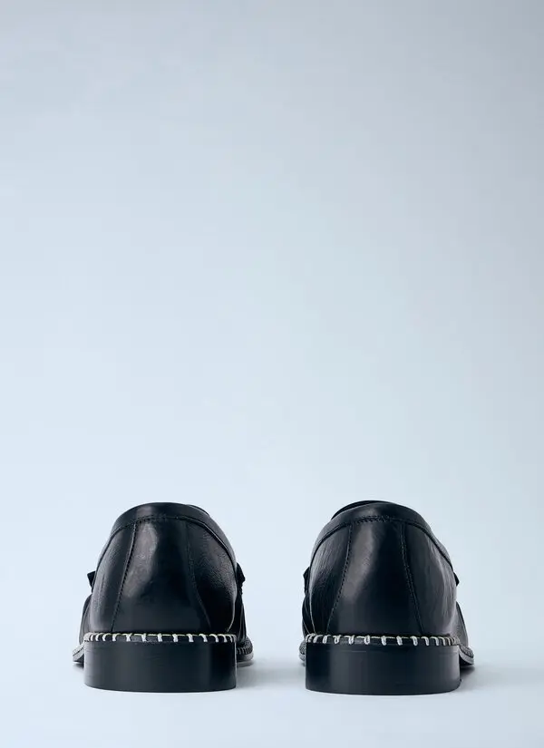 Dries Van Noten Leather Loafers