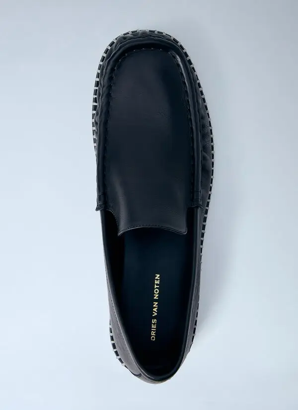 Dries Van Noten Leather Loafers