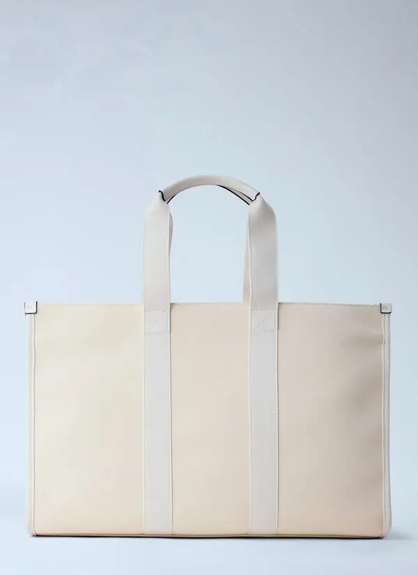 Moncler Canvas Logo Tote Bag