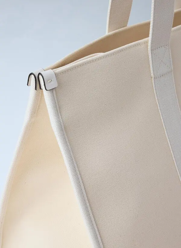 Moncler Canvas Logo Tote Bag
