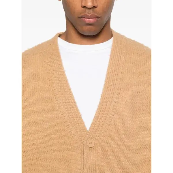 Axel Arigato V-neck Button Fastening Cardigan - Cream