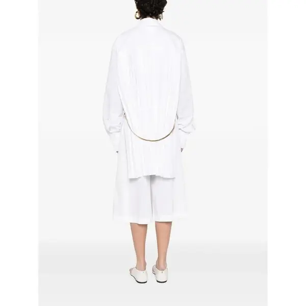 Sportmax Ruffled Cotton Blend Shirt