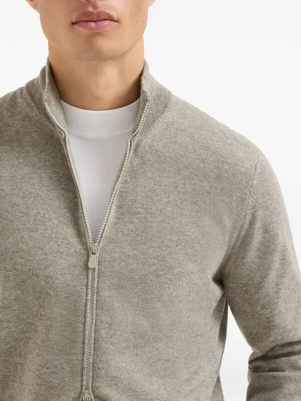 Brunello Cucinelli Cashmere Zipped Cardigan