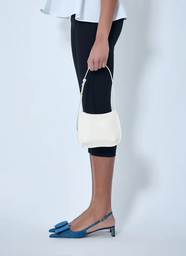 Jacquemus Le Petit Bisou Shoulder Bag - White