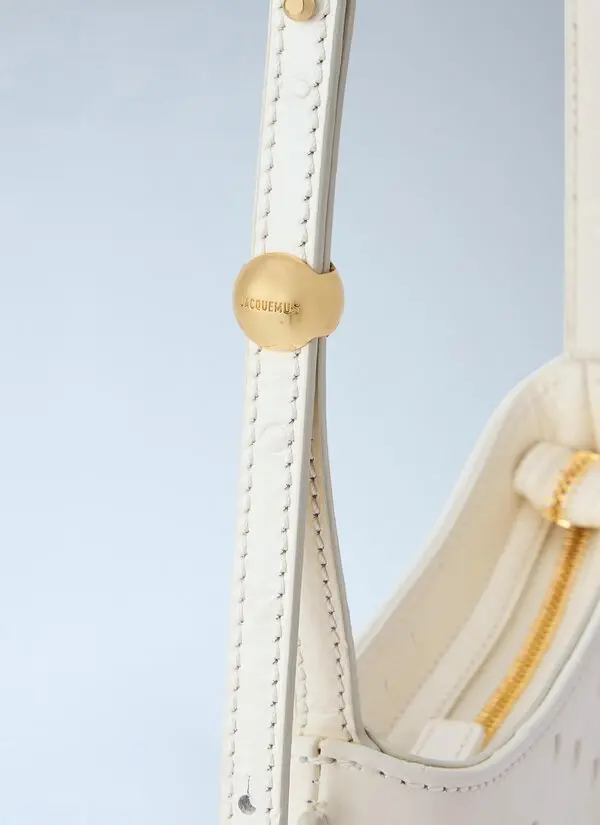 Jacquemus Le Petit Bisou Shoulder Bag - White