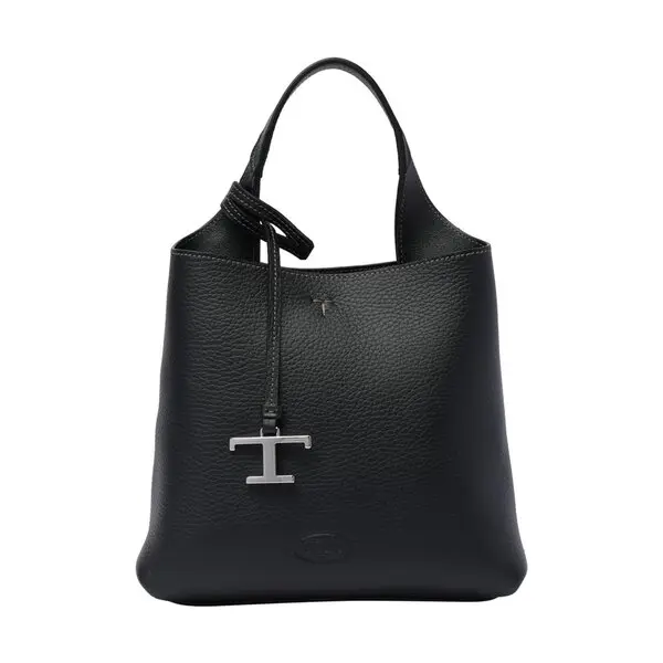 TOD'S Mini Leather Handbag - Black
