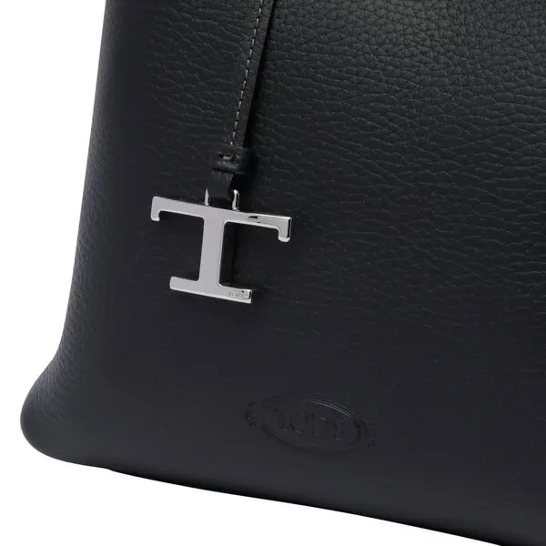 TOD'S Mini Leather Handbag - Black