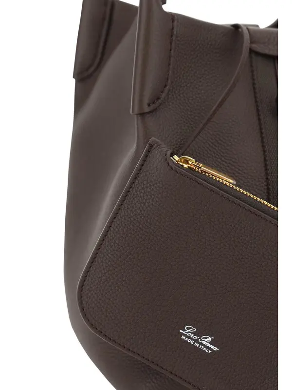 Loro Piana Small Bale Bucket Bag - Brown