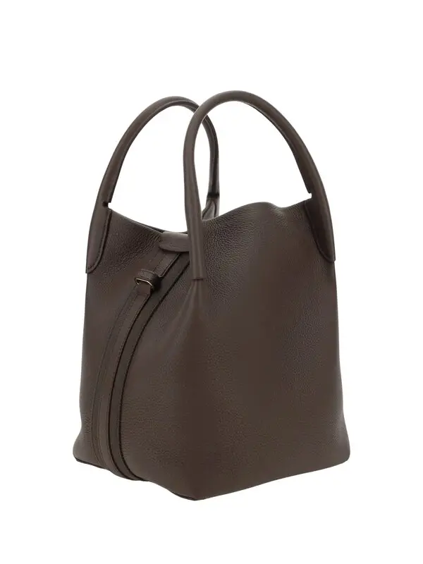 Loro Piana Small Bale Bucket Bag - Brown