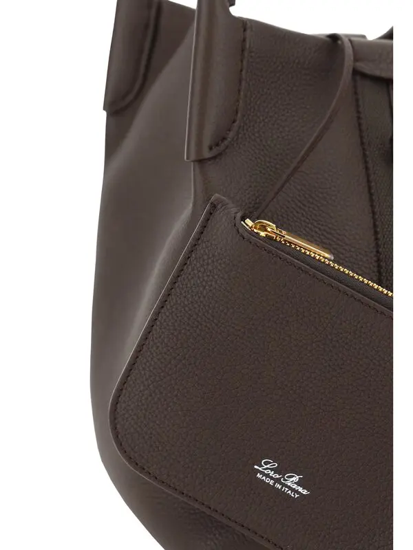 Loro Piana Small Bale Bucket Bag - Brown