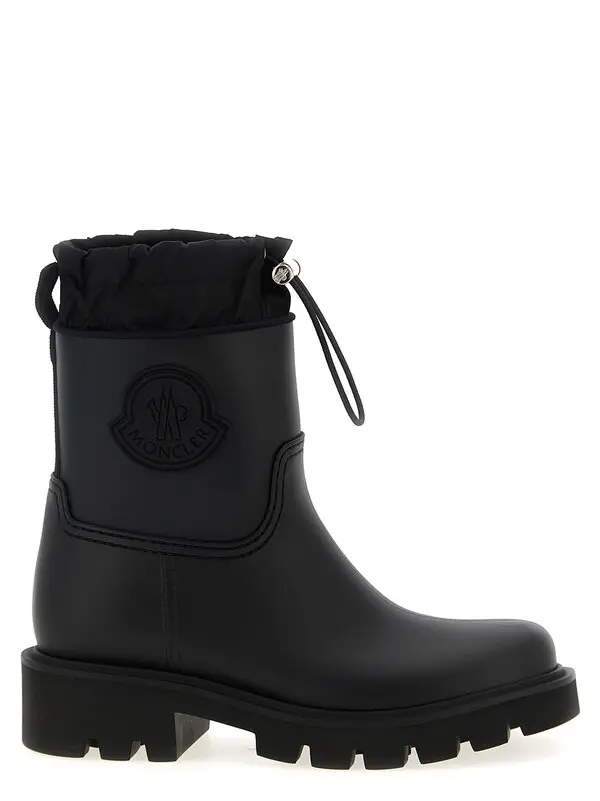 Moncler Kickstream' Rain Boots - Black