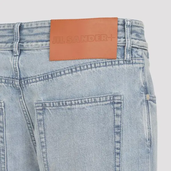 JIL SANDER Cotton Straight Jeans - Blue