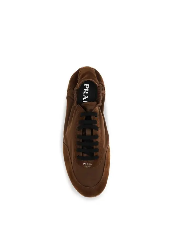 Prada Collapse Sneakers - Brown