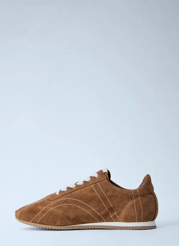 TOTEME Suede Low-top Trainers