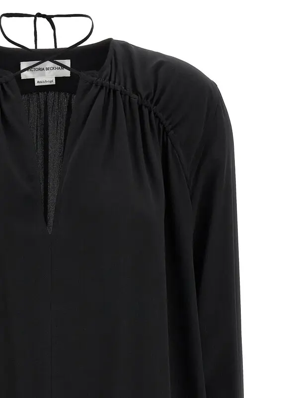 Victoria Beckham Gather Detail Tie' Blouse