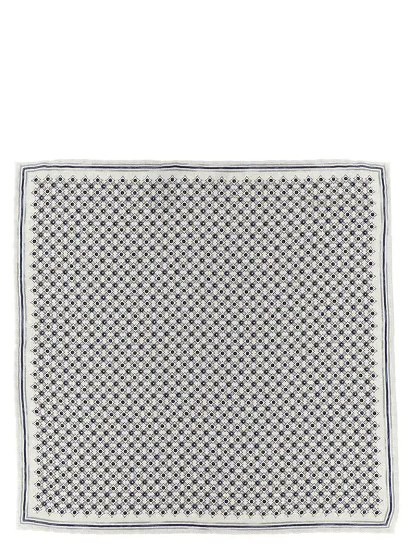 Brunello Cucinelli Double Face Silk Pocket Clutch Bag - Multicolor