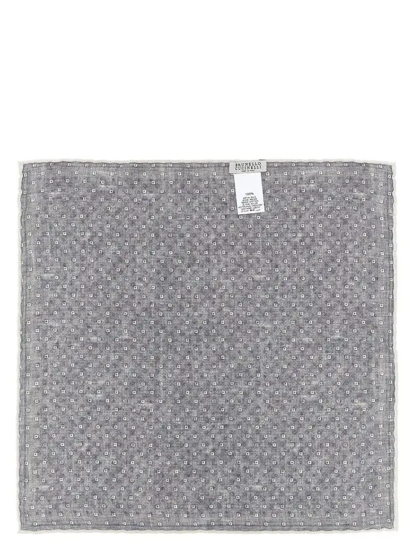 Brunello Cucinelli Double Face Silk Pocket Clutch Bag - Multicolor