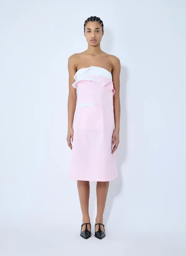Miu Miu Poplin Dress - Multicolor