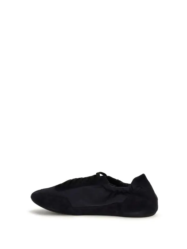 Prada Collapse Sneakers In Re-nylon And Suede - Blue