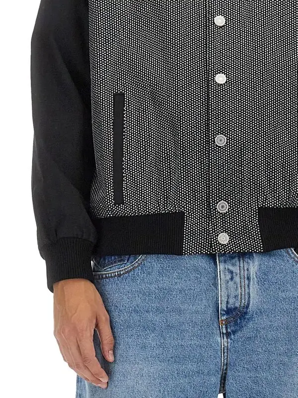 Balmain Bomber Jacket With Logo