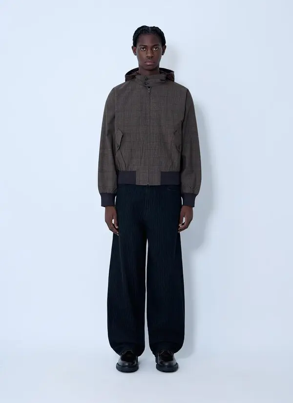 Prada Hooded Wool Jacket