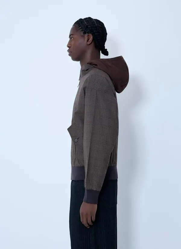Prada Hooded Wool Jacket