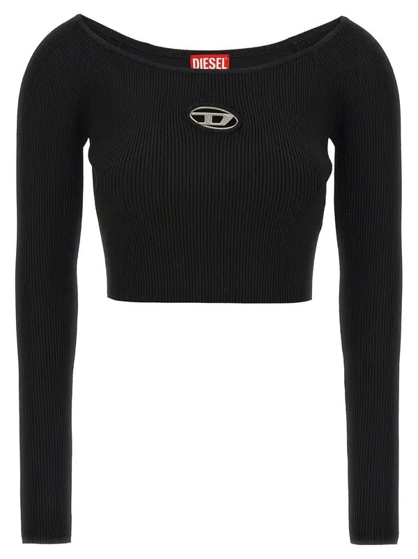 DIESEL® Sweater 'm-vera-ls - Black