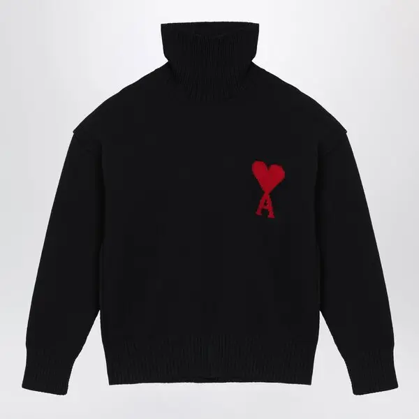 AMI Paris De Coeur Turtleneck Sweater