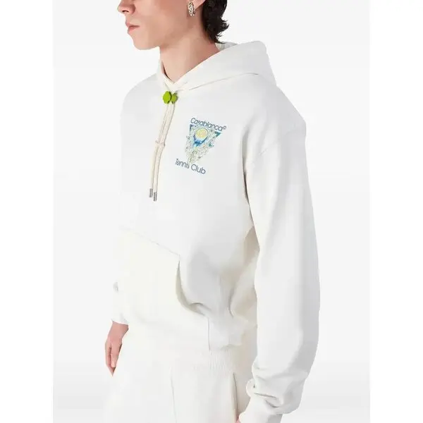 Casablanca Graphic Print Hoodie - White
