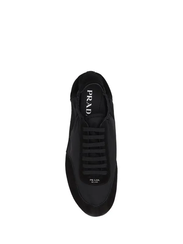 Prada Collapse Sneakers In Re-nylon And Suede