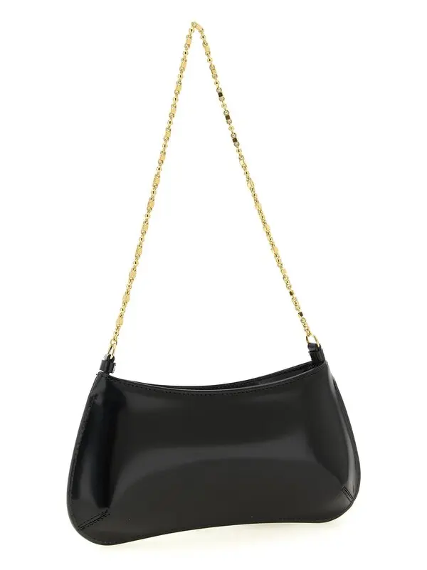 Jacquemus Le Petit Bisou Chaîne' Shoulder Bag - Black