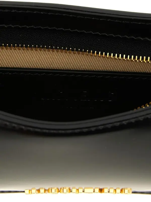 Jacquemus Le Petit Bisou Chaîne' Shoulder Bag - Black